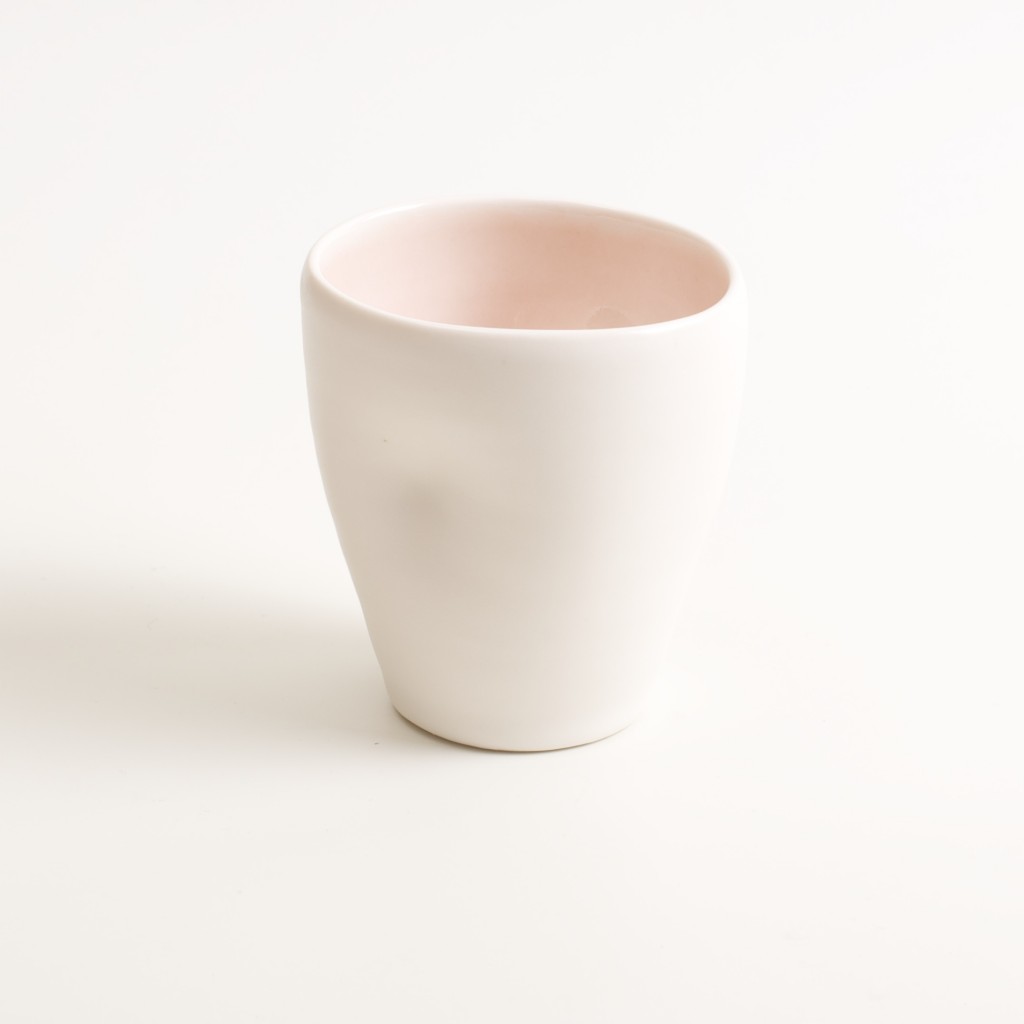 Handmade dimpled cup - Linda Bloomfield